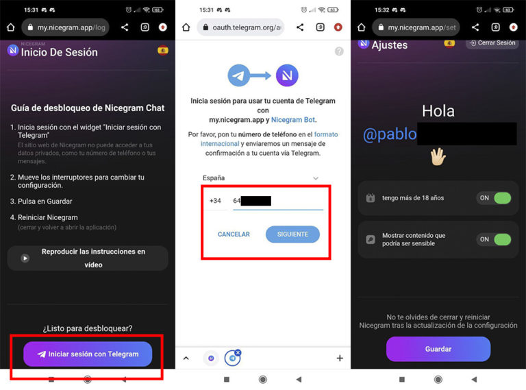 Telegram: este grupo no puede ser mostrado porque fue usado para difundir contenido pornográfico
