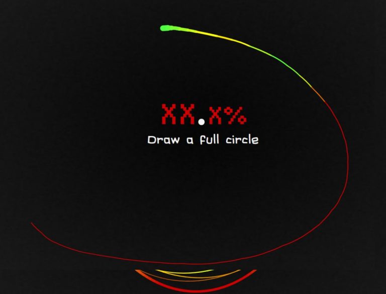 Draw a Perfect Circle: el juego de dibujar círculos que lo está petando