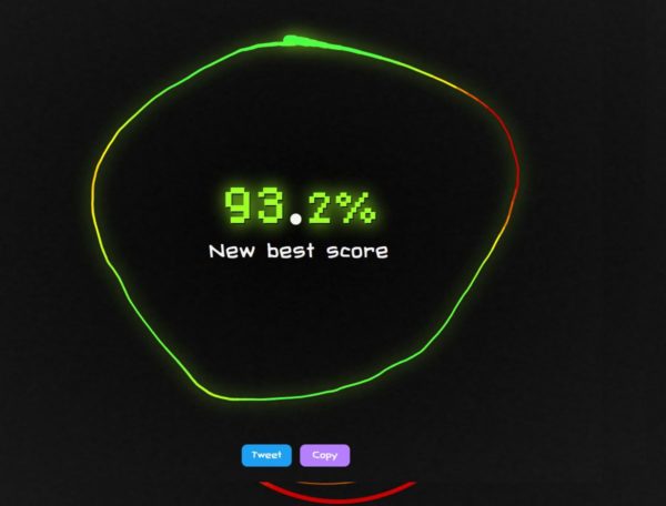 Draw a Perfect Circle: el juego de dibujar círculos que lo está petando
