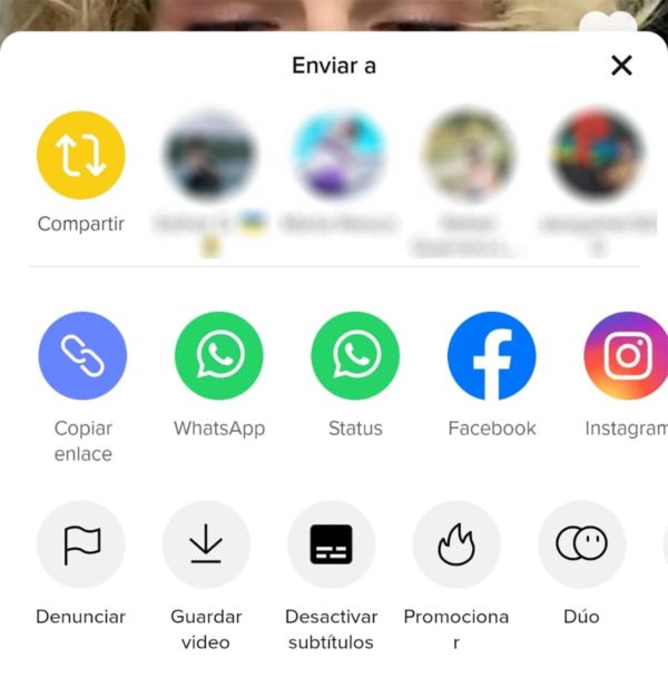 Qué significa el nuevo botón de compartir en TikTok