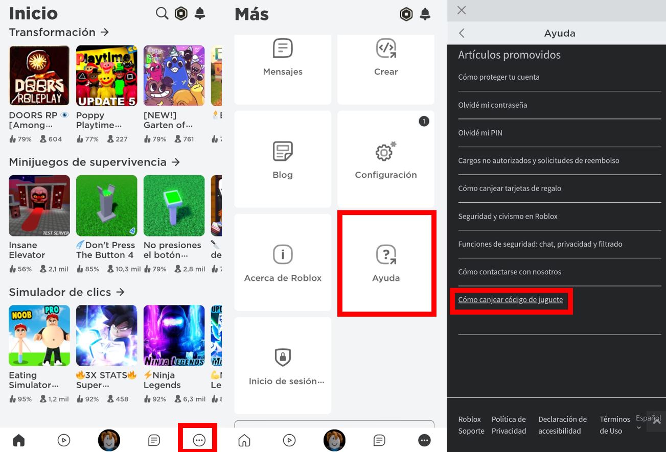 Cómo canjear promocodes en Roblox