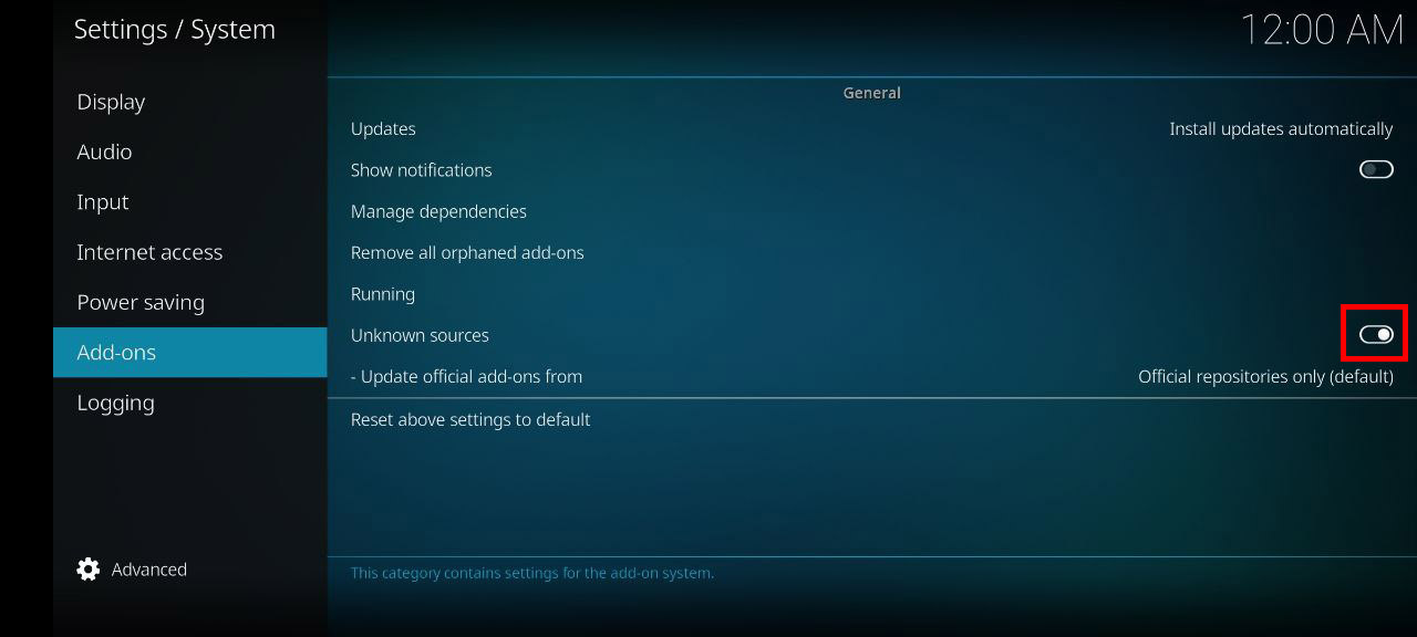 Cómo instalar addons en Kodi Matrix en 2023