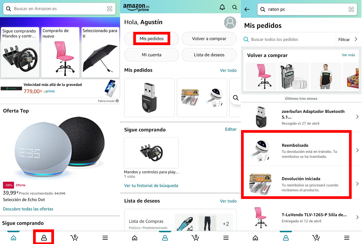 Cómo buscar un producto en Amazon