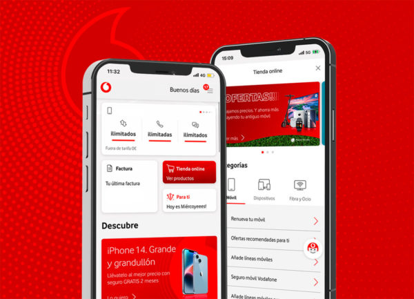 1 de cada 3 móviles de Vodafone ya se venden en la app Mi Vodafone
