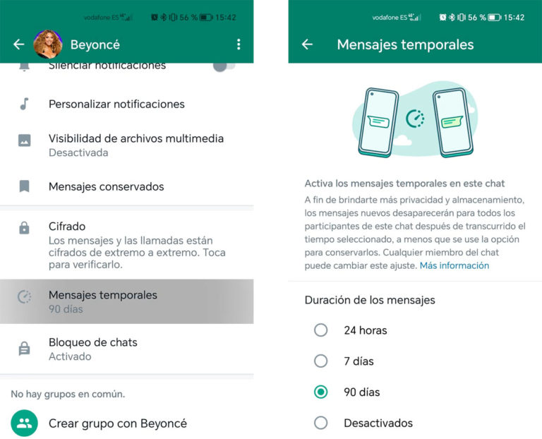Cómo saber si alguien tiene chats bloqueados o protegidos en WhatsApp