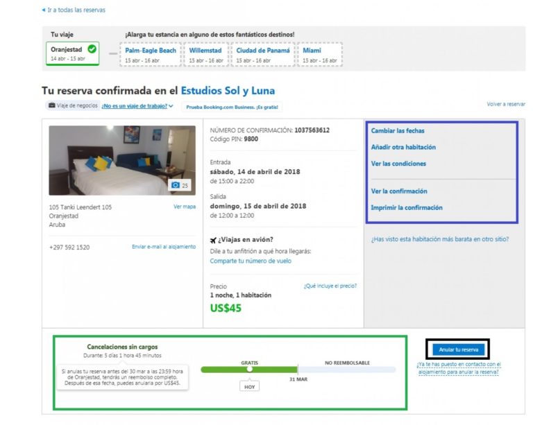 Cómo cancelar en Booking sin que te cobren