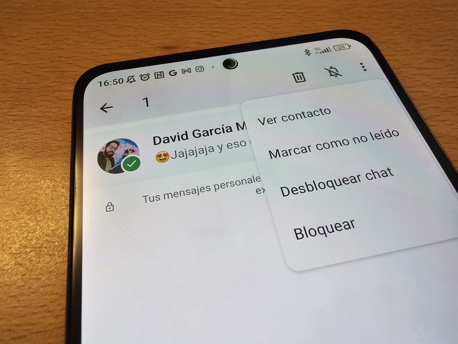 Cómo tener un chat secreto en WhatsApp