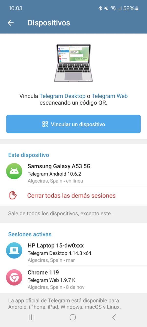 ️ Guía paso a paso: cómo usar Telegram Web