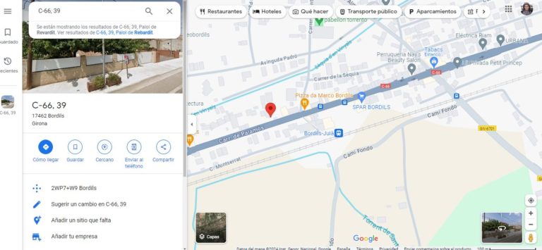 Cómo ver el km de una carretera en Google Maps