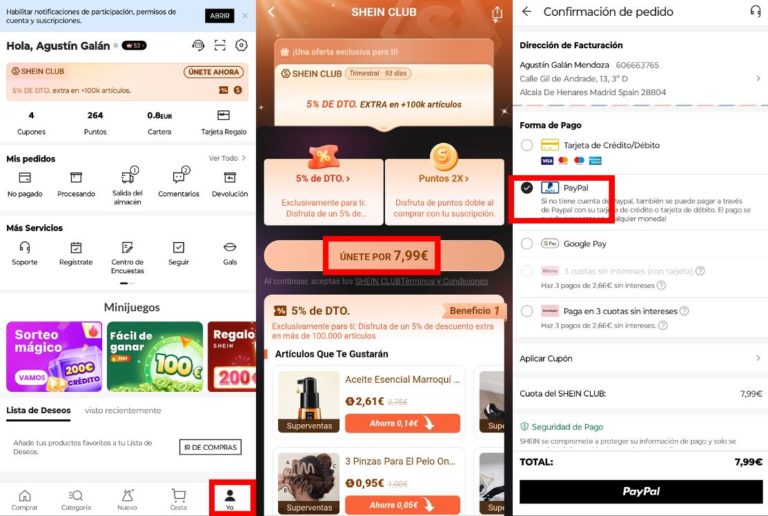 ¿Merece la pena registrarse en el Shein Club?