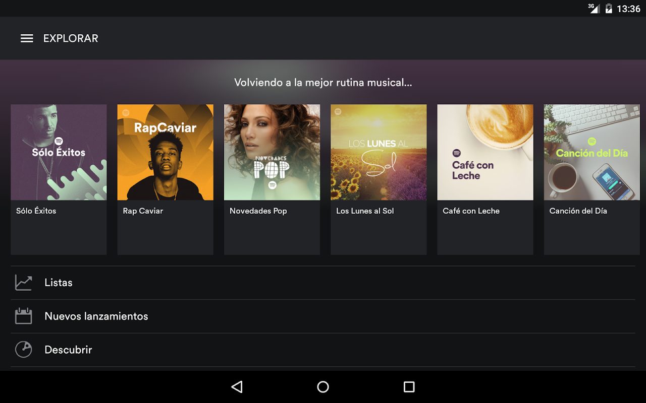 Cómo volver al antiguo diseño de Spotify