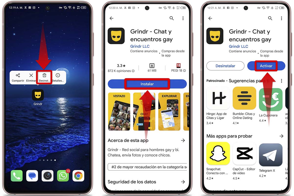 Grindr no se puede actualizar: cómo solucionar este error