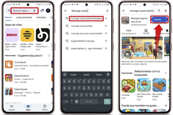 Cómo descargar gratis Manage Supermarket Simulator en Android