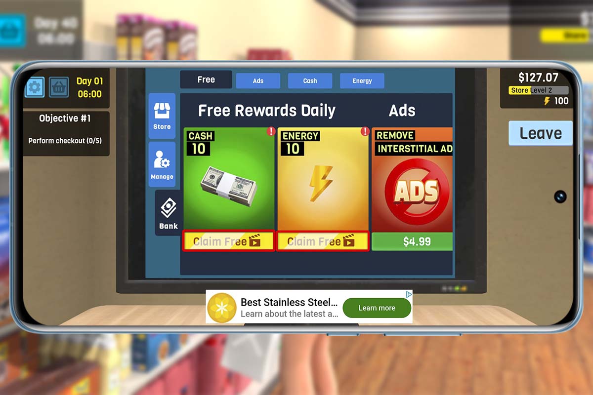 Cómo descargar gratis Manage Supermarket Simulator en Android