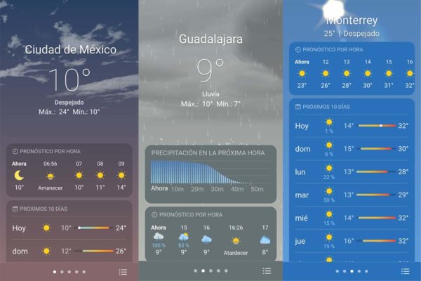 Pronóstico del tiempo para mañana: 8 apps para saber si va a llover