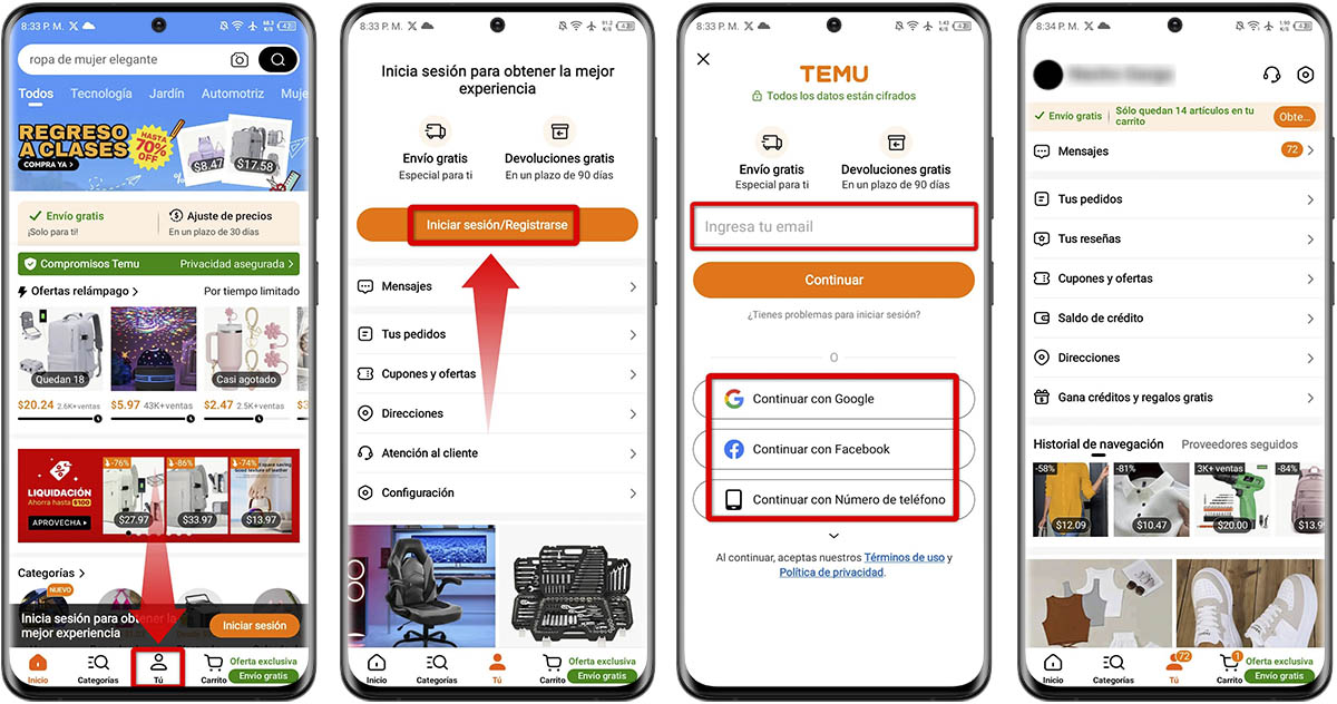 Guía completa de Temu: cómo comprar en Temu por primera vez paso a paso