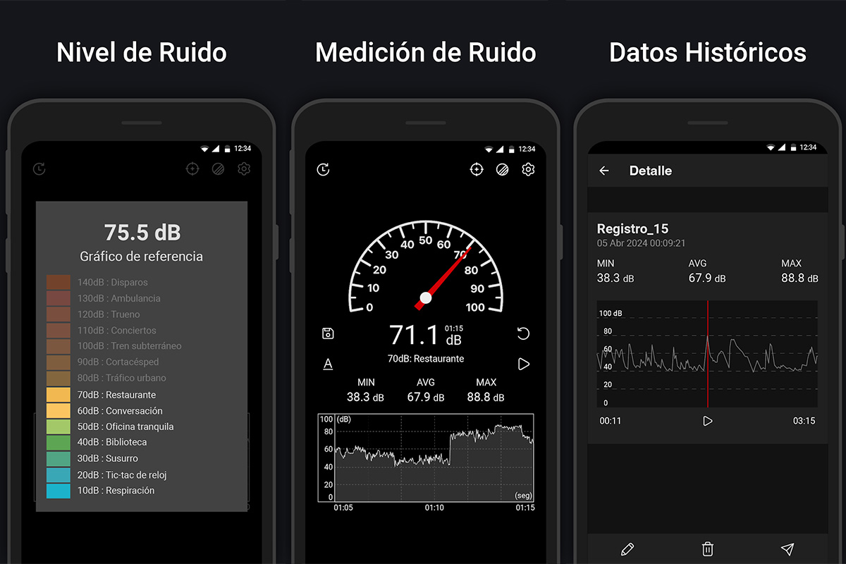 Cómo medir los decibelios de ruido con el móvil