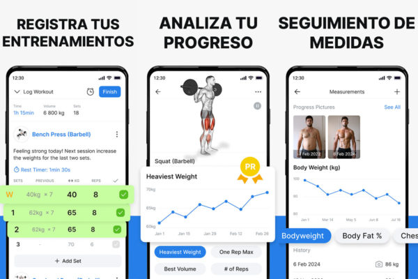 Cómo usar la app de gimnasio Hevy desde tu smartwatch o reloj inteligente
