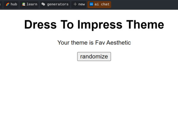 Dress to Impress Themes generator: desarrolla tu creatividad con estas ...