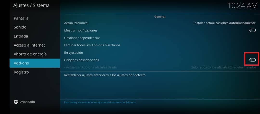 Cómo ver fútbol con el addon Sports Central en Kodi