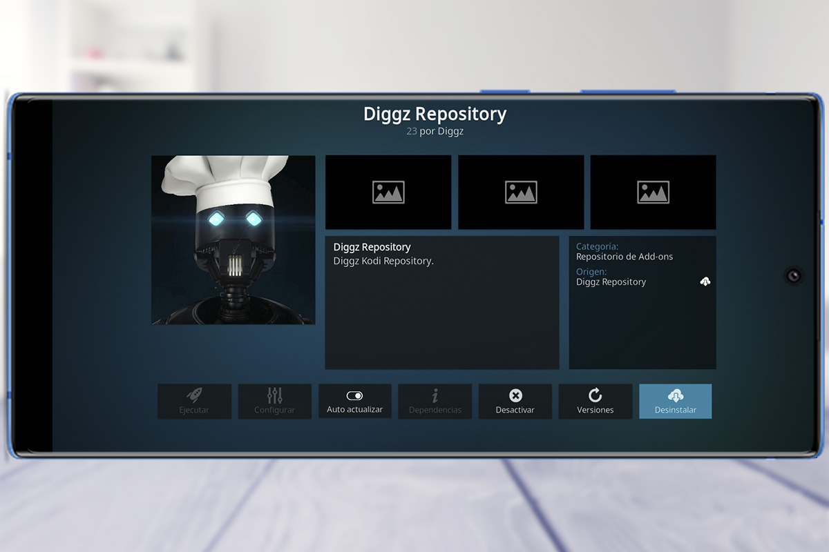 Por qué no encuentro la carpeta zip al instalar Luar en Kodi