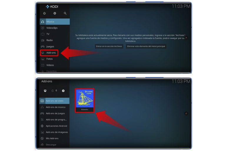 Cómo configurar el addon Balandro en español en Kodi 2024