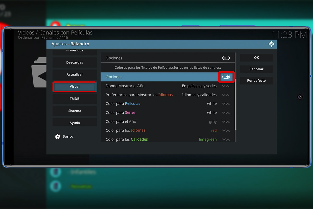 Cómo configurar el addon Balandro en español en Kodi 2024