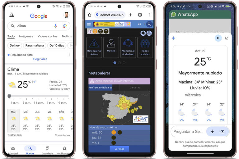Cómo saber si va a llover o no: las mejores apps de tiempo