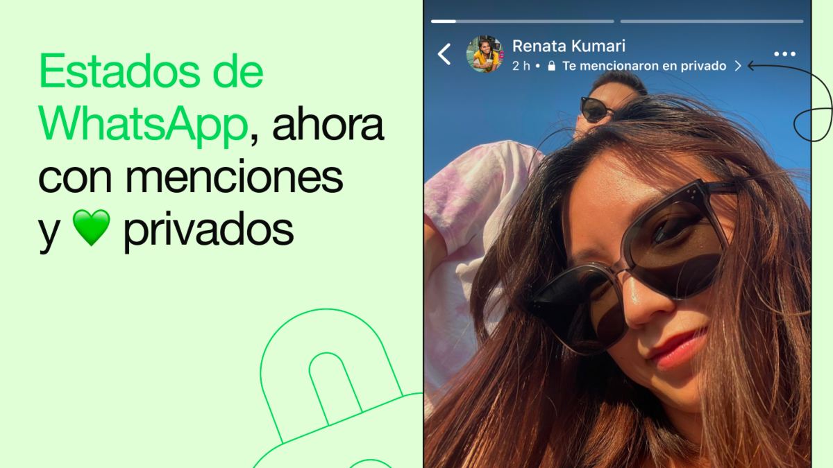 Cómo mencionar a alguien en los estados de WhatsApp de forma privada