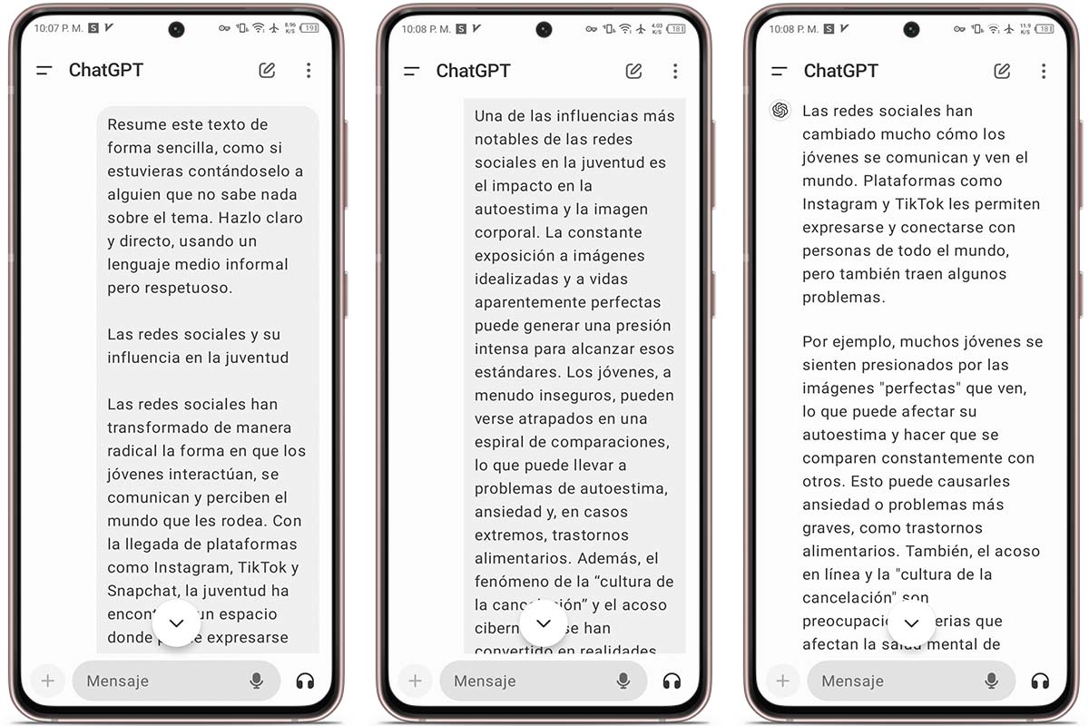 Cómo hacer resúmenes de textos largos con la app de ChatGPT sin que se ...