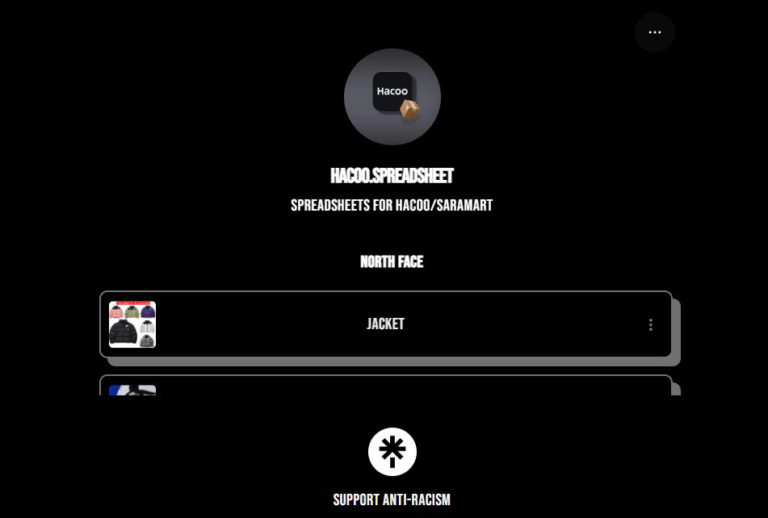 Hacoo spreadsheet hombre: enlaces para comprar ropa de hombre barata