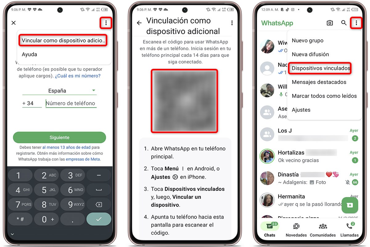 Cómo usar la misma cuenta de WhatsApp en dos móviles a la vez