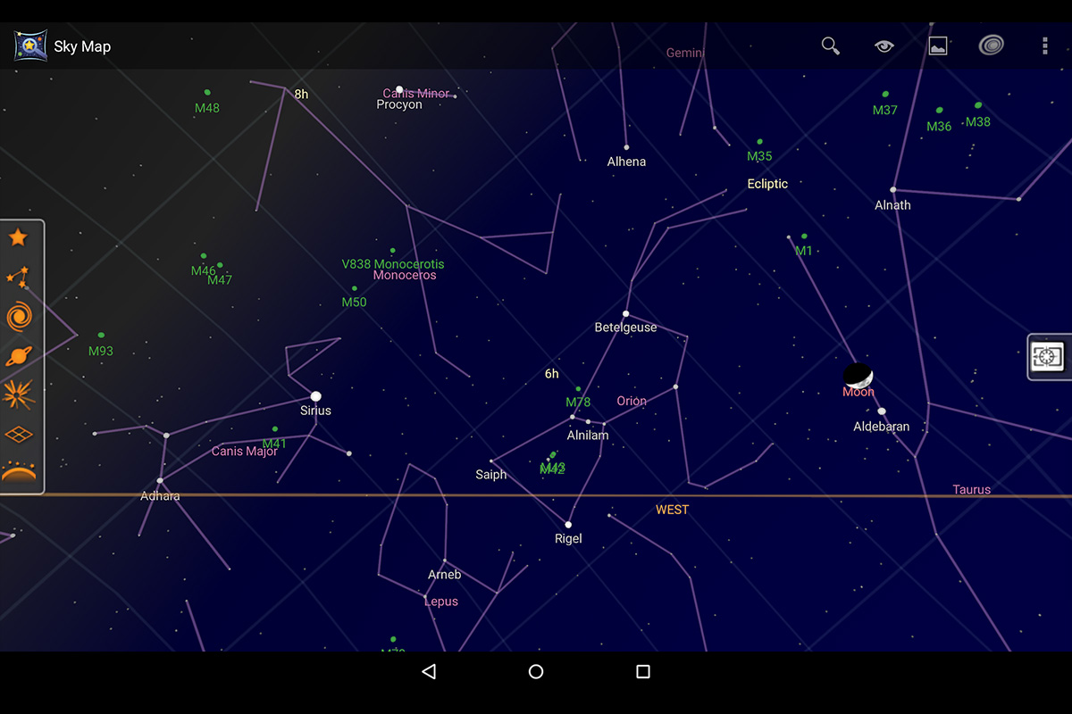 Cómo ver mapas de estrellas gratis y en directo desde el móvil