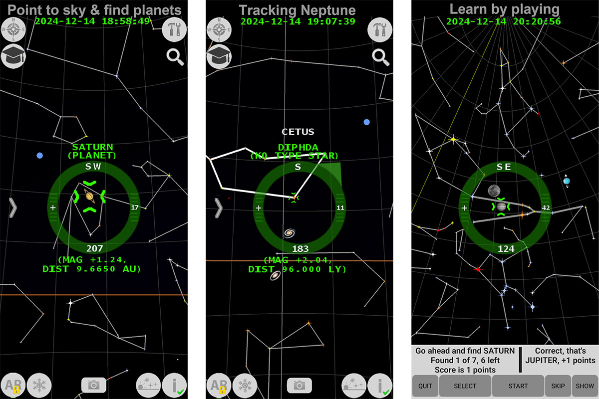 Cómo ver mapas de estrellas gratis y en directo desde el móvil