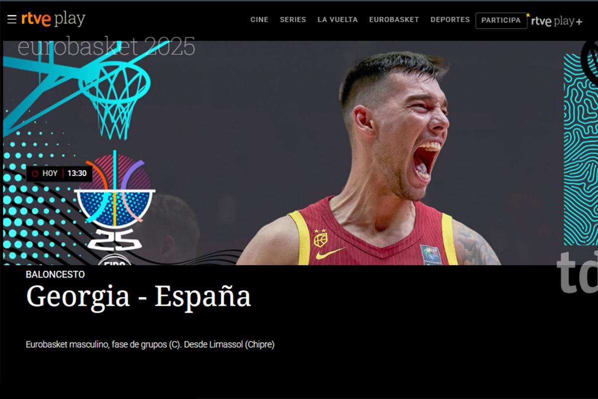 Dónde ver el partido de España en el Eurobasket 2025 totalmente gratis