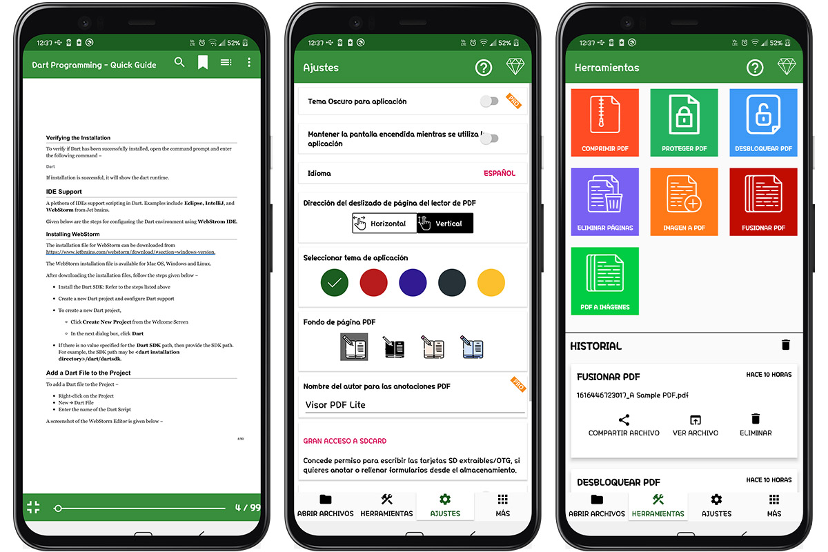 ¿Cuáles son las mejores aplicaciones con lector de PDF?